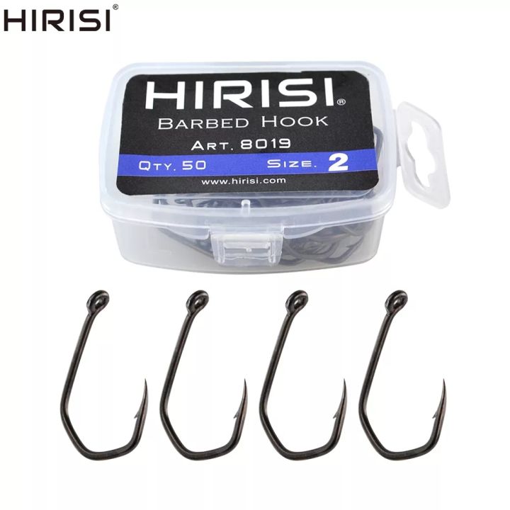 50pcs Carp Fishing Hooks Barbed Pinpoint Claw Hooks PTFE Coating High ...