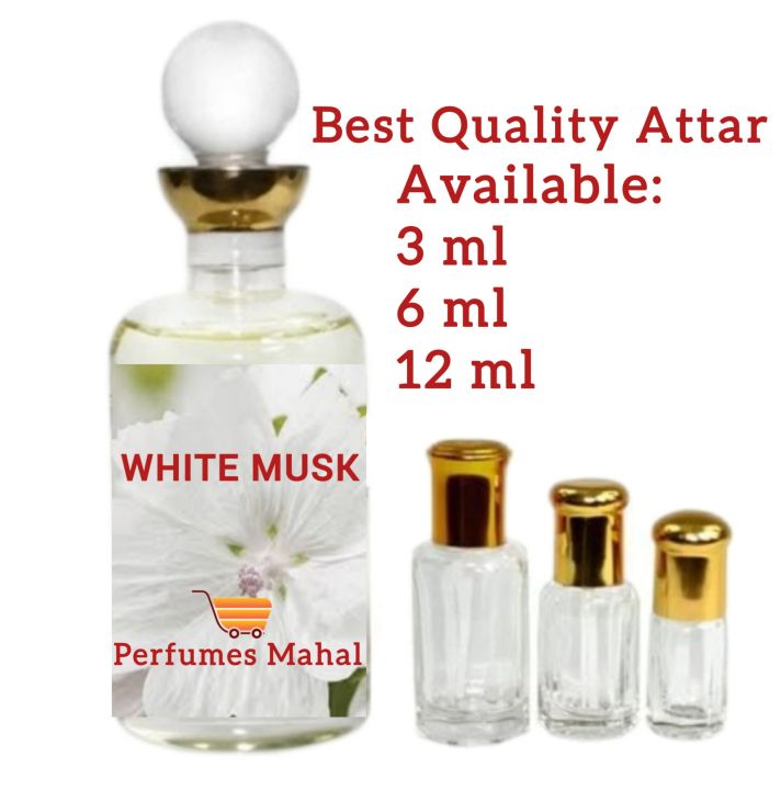 White Musk Attar | Attar | Perfume | 3ml 6ml 12 ml | Daraz.pk