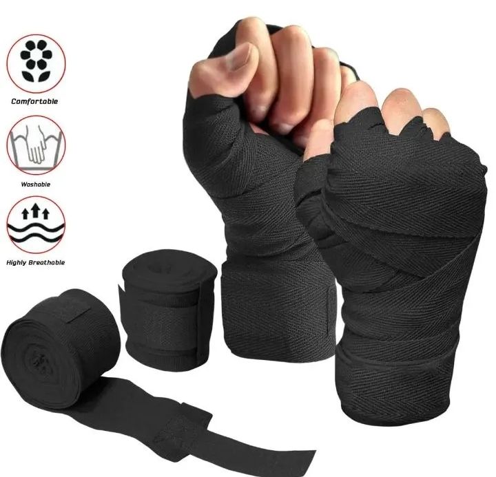 Hand Wrap Boxing Hand Wraps Hand Bandage Boxing Bandage Wrist Grips ...