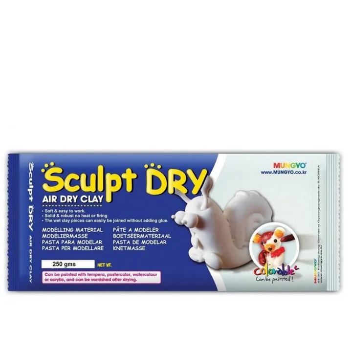 mungyo sculpt air dry clay 250 gm white | Daraz.pk