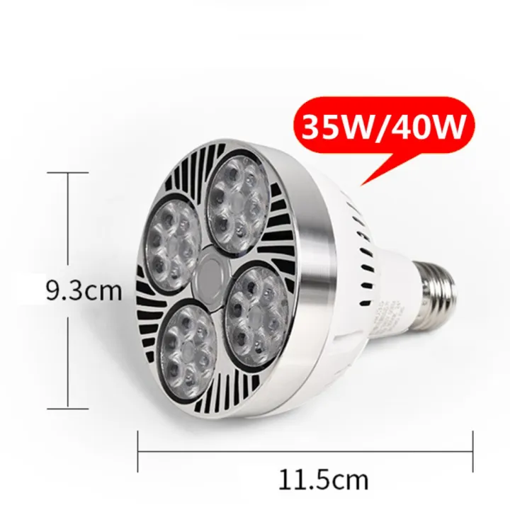 PAR30 LED E27 LAMP 220v Led Bulb PAR Track Light 45W 30W 3000K 6000K ...