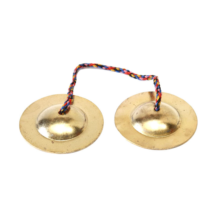 Manjira Brass Alloy | Hand Cymbals 2.5 Inches | Golden | Daraz.com.np
