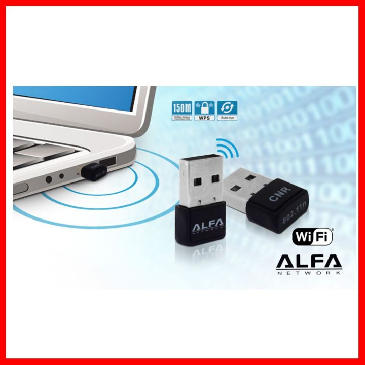 W102 Alfa 150mbps Wireless-N 802.11n 2.4ghz Adapter | Daraz.pk