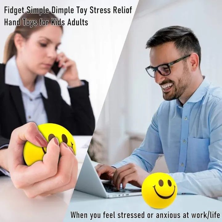 Smiley Stress Relief Ball, Smiley for Relieving Hand Exercise | Daraz.pk