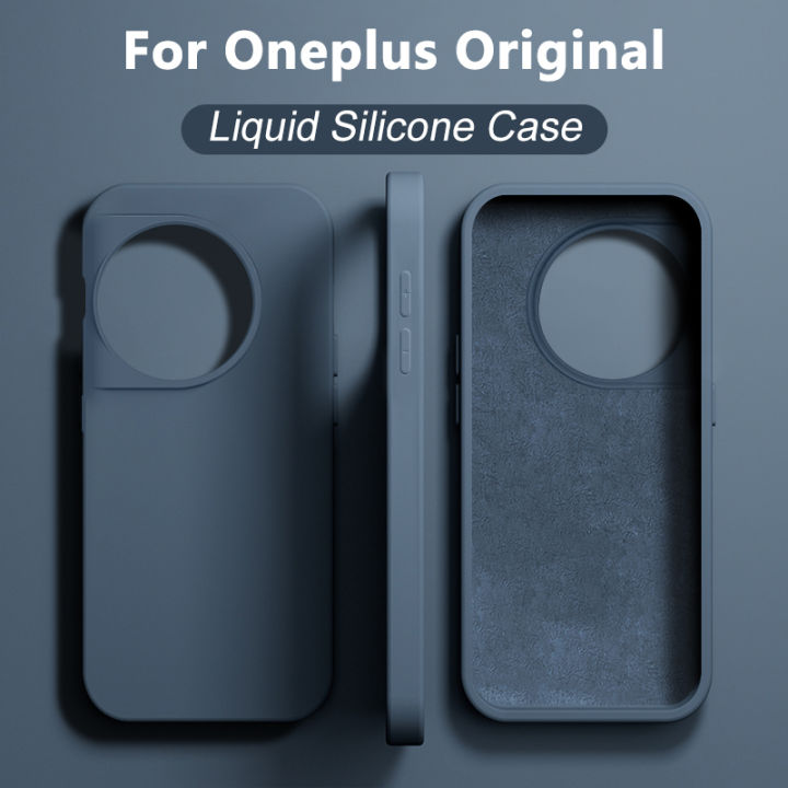 Luxury Original Liquid Silicone Case For Oneplus 11 10 Pro Phone Cases ...