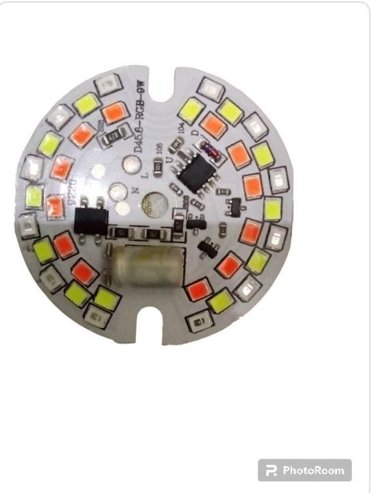 Led Bulb 12w chip RGB changeable 7 colour | Daraz.pk