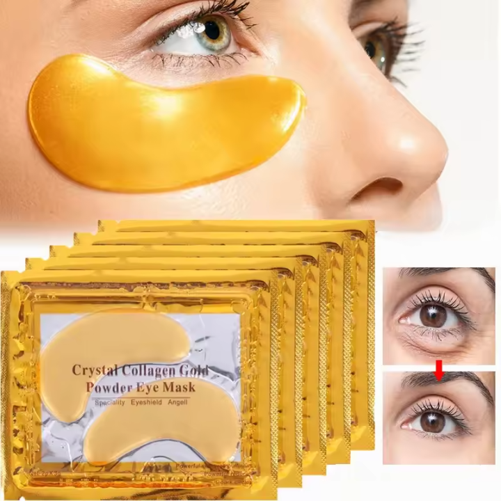 Under Eye Patches, Eye Mask, 1 Pair Gold Eye Mask For Dark Circle ...