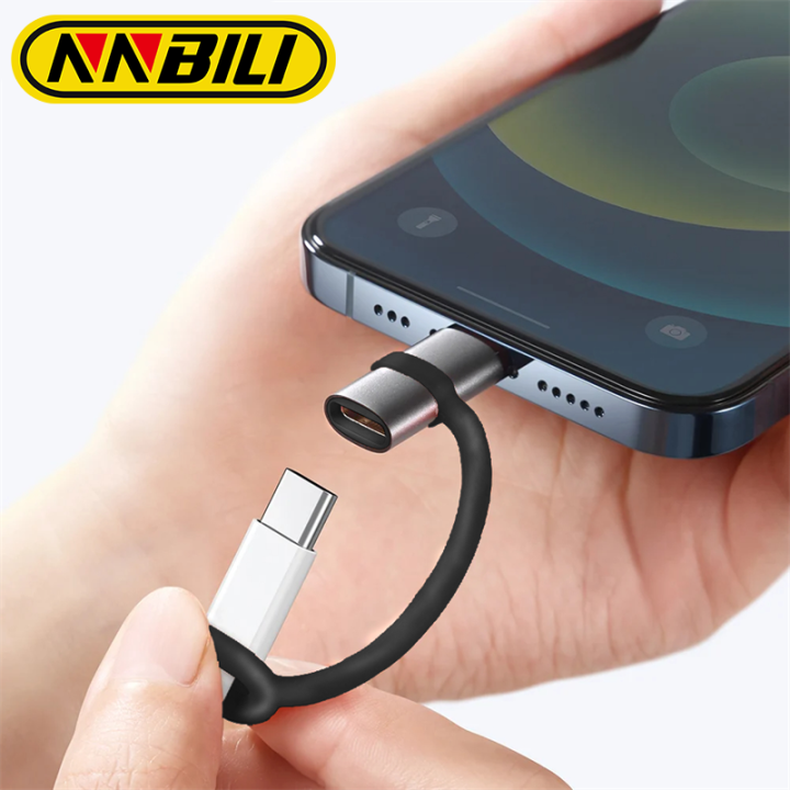 NNBILI PD30W USB C To Lightning Adapter For iOS Male to Type c Female ...