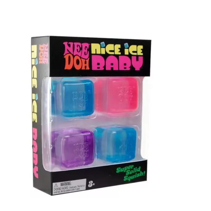 New Nee Doh Nice Ice Baby Squishy Cubes Slow Rebound Squeeze Toy ...