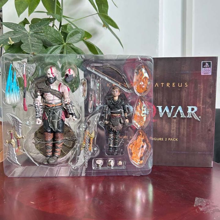 NECA God of War Action Figure Kratos Atreus Ghost of Sparta with Axe ...