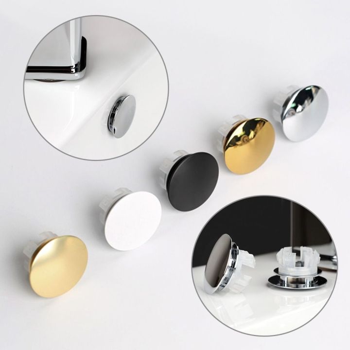 Copper Sink Overflow Cover Trim Ring Hole Cap Wash Basin Round double ...
