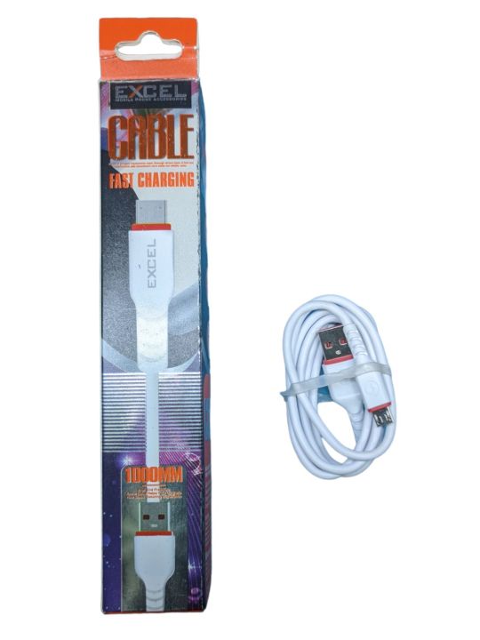 Excel Micro USB Fast Charging Type B and Type C Data Cable | Daraz.com.bd