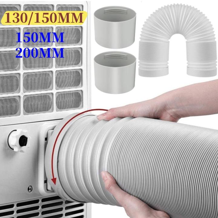 130 150mm Duct Extension Pipe Telescopic Flexible Mobile 13/15cm Air ...