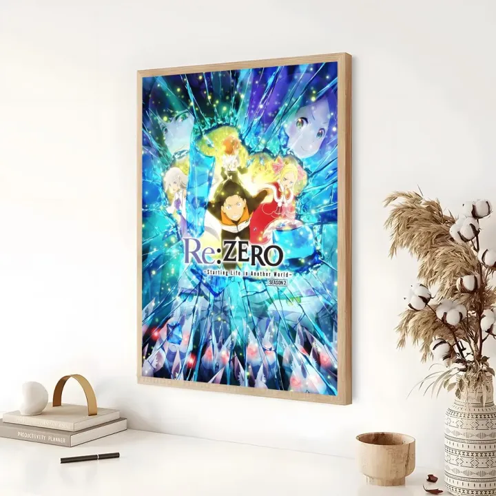 Anime Re Life in a different world from zero Poster Bedroom living room ...