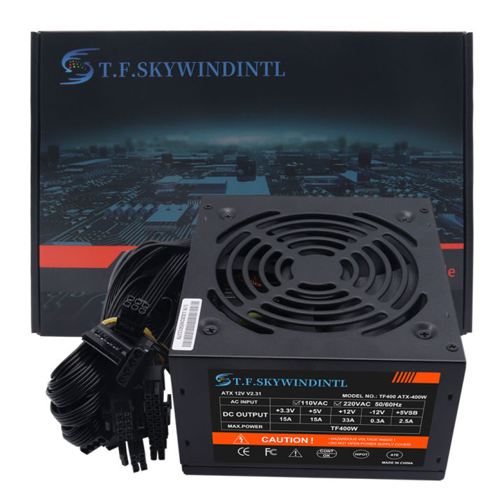 400W PC Power Supply for Gaming Computer Fonte 400W PC PSU Power Supply ...