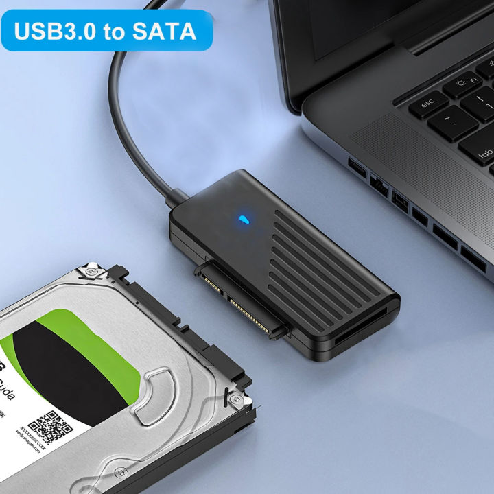 USB to SATA Adapter Converter Cable USB 3.0 2.0 to SATA Converter for 2 ...