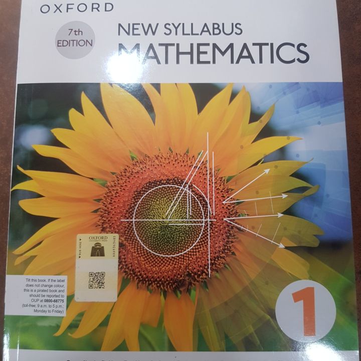OXFORD NEW SYLLABUS MATHEMATICS BOOK 1 7TH EDITION BY DR YEAP BAN HAR ...