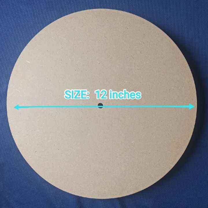 MDF wooden clock base (12 inches diameter) |10mm MDF sheet clock base ...
