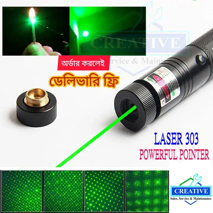 Green Laser Pointer Rechargeable Laser Pointer Laser Light Adjustable Focus Laser Light ...