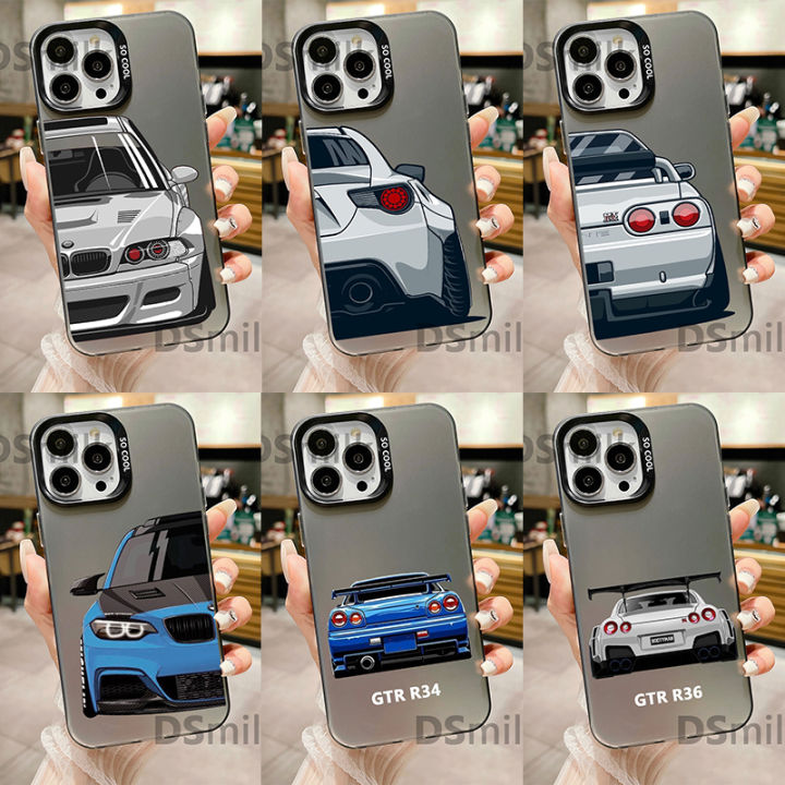 JDM CAR Phone Case for iPhone 16 15 14 13 Pro 12 11 Pro Xs X XR Max 8 7 ...