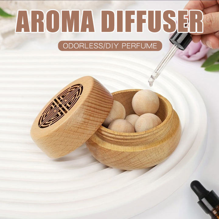 Ancient Portable No perfume DIY fragrance wooden box aroma diffuser decorations items living ...