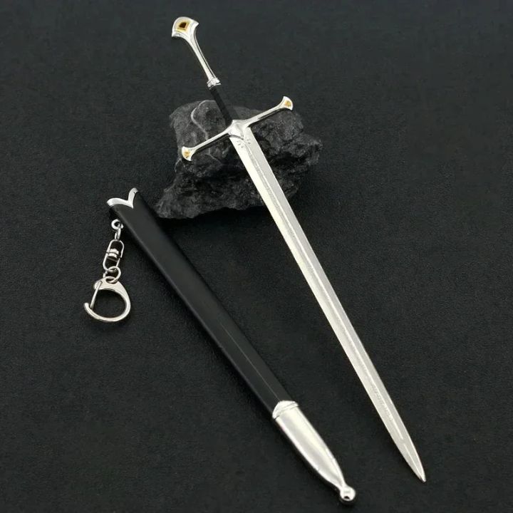 22cm Narthil Sword Middle Earth Weapon Aragorn Medieval Metal Material ...