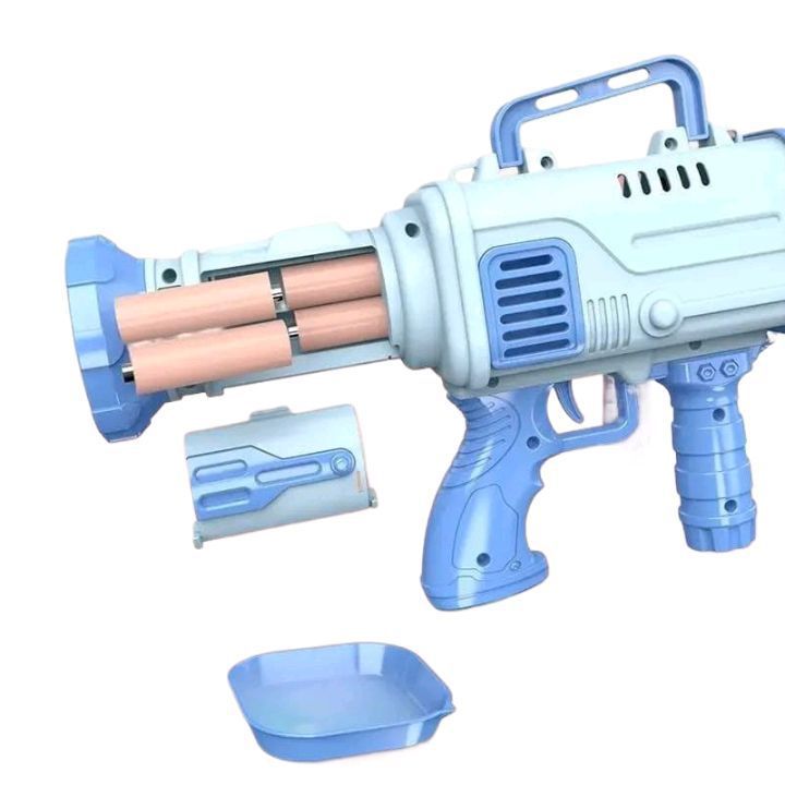32-hole Bazooka Bubble Gun is a premium quality machine. Super-fun ...