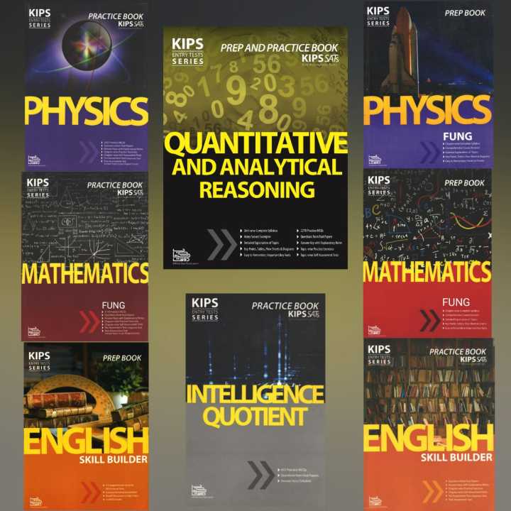 Set of 8 books: Kips MATH FUNG Prep book - Kips Math FUNG Practice book ...