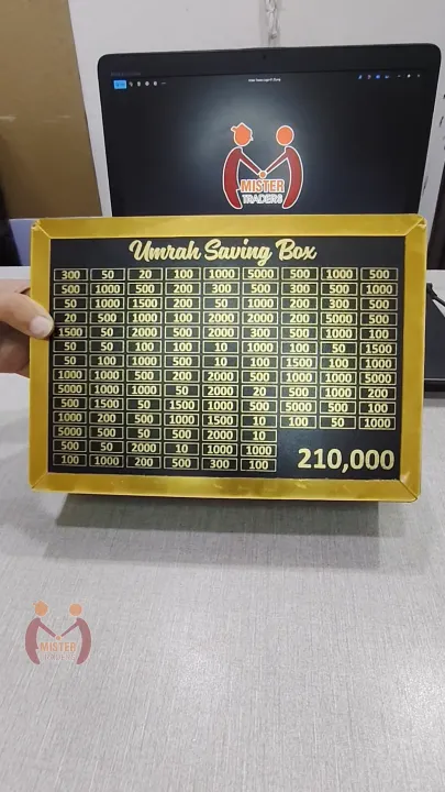 Umrah Saving Box - Premium Acrylic Money Collection Box for Hajj ...