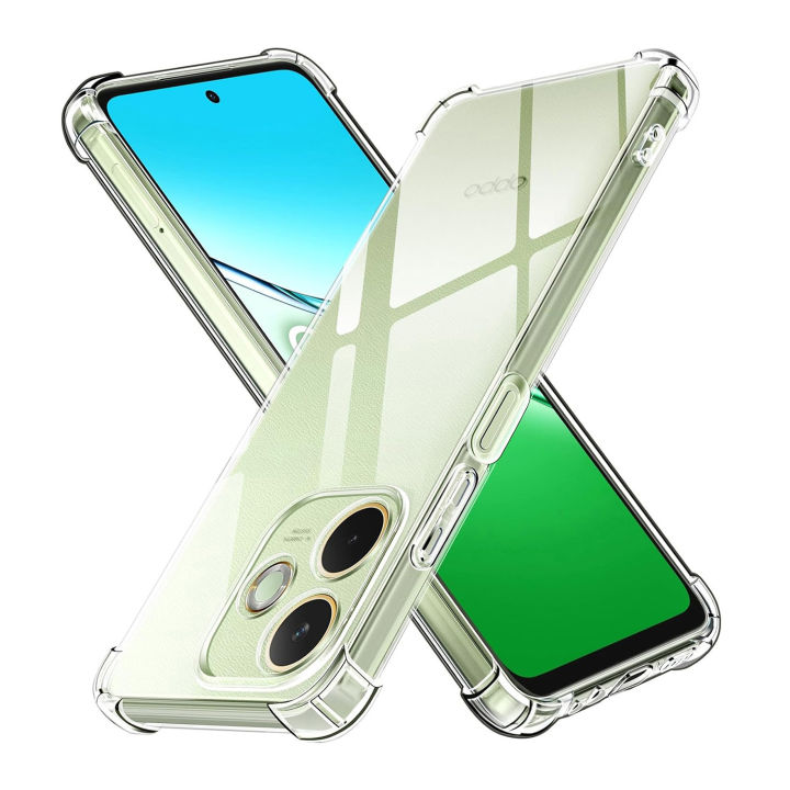 Oppo A5 - A5 Pro Premium Clear Case Extra Bumper Transparent Back Cover ...