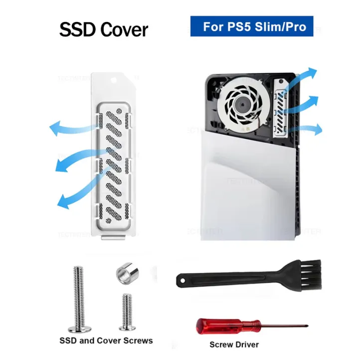 SSD Heatsink Dust Cover For PS5 Slim/Pro Game Console M.2 SSD Extension ...