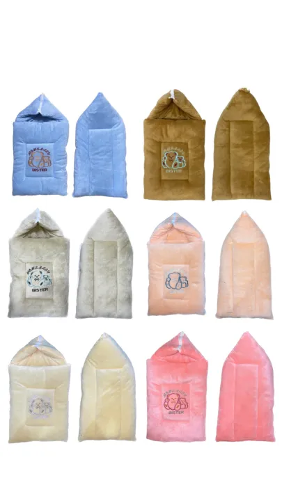 New Born Pure Velvet Soft Foam Carry Nest High Quality Velvet Baby bed ...