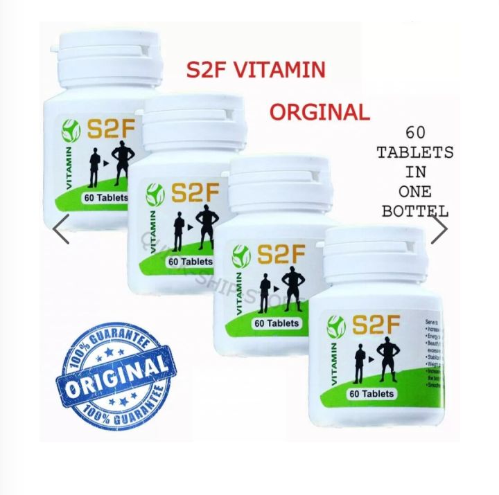 S2F Vitamin 60 Tablets Food Supplements Weight Capsule | Daraz.lk