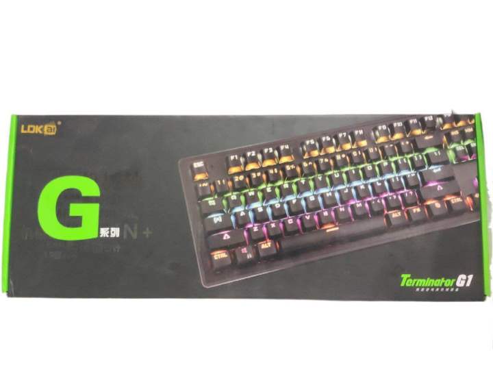 LDK.ai Terminator G1 Series True Mechanical RGB Backlit Gaming Keyboard ...