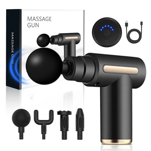 Gun Massager With 4 Extensions , Full Body Massage , Premium Quality ...