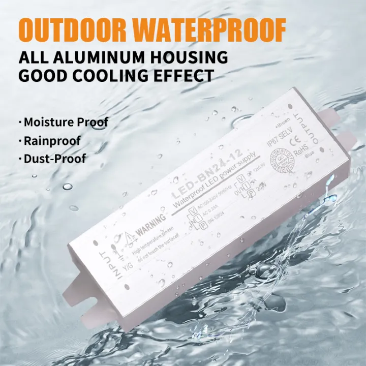 Switching Power Supply 12W 15W 24W 30W Output AC-DC 12V 24V Waterproof ...