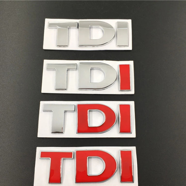 3D Metal Letters For Car Stickers TDI Letters For MK2 MK4 MK5 MK6 MK7 ...