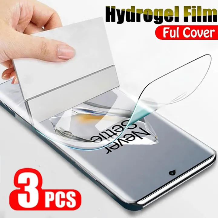 3PCS Hydrogel Film For OnePlus 11 12 12R 10T 9RT 10R 10 Pro Screen ...