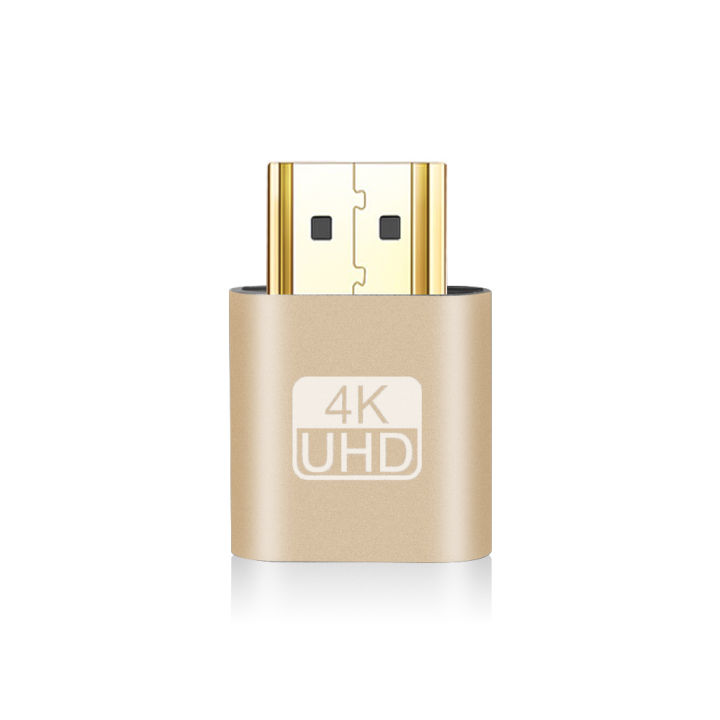 HDMI-compatible VGA Virtual Display Adapter 4K 1.4 DDC EDID Dummy Plug ...