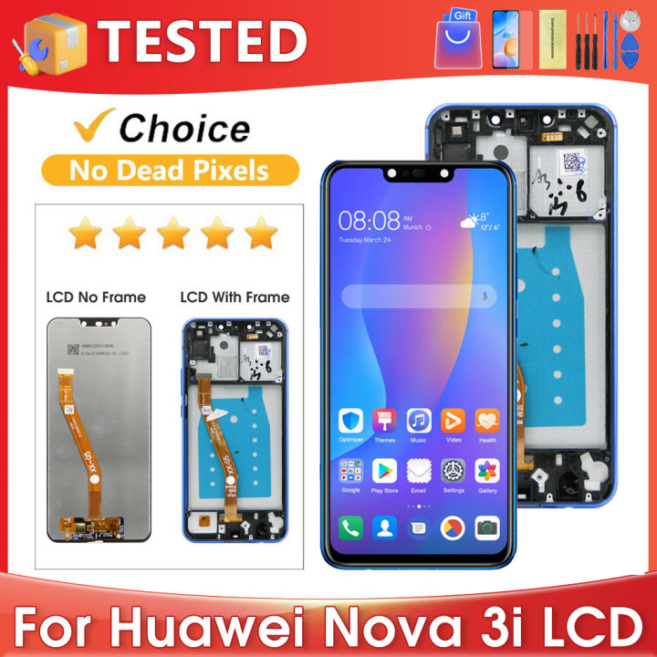 6.3''OEM For HUAWEI Nova 3i For P Smart Plus 2018 INE-LX1 LX2 AL00 LCD ...