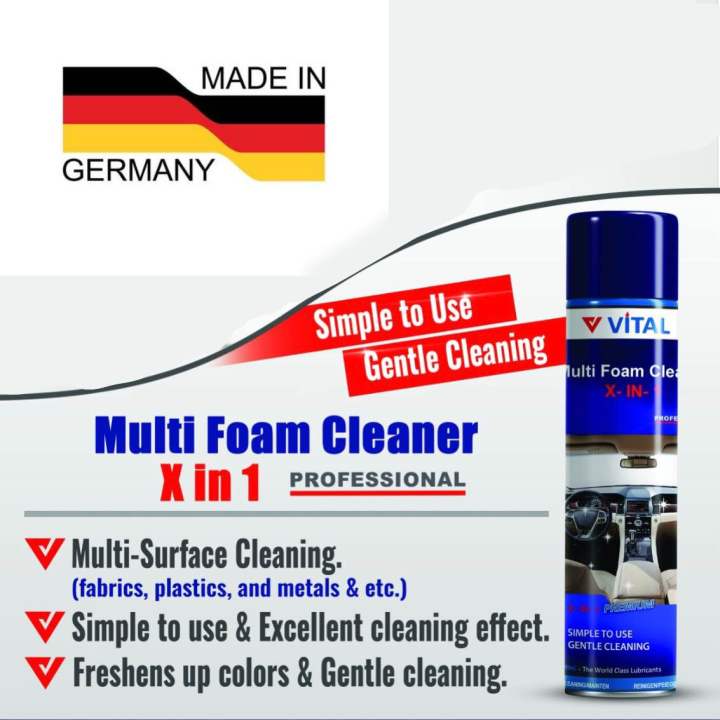 Berner Multi Foam Cleaner X in 1 PROFESSIONAL 650ml | Daraz.lk