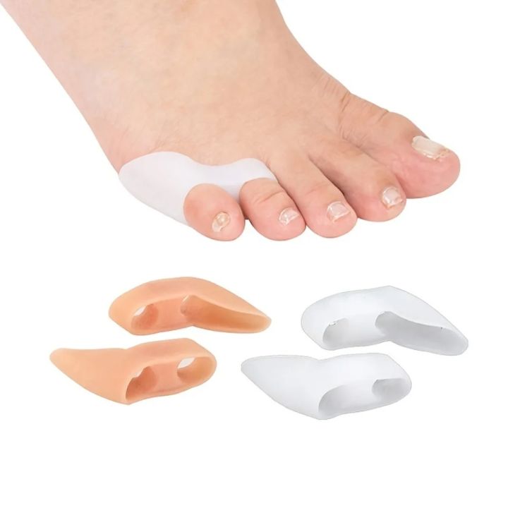 2PCS Pinky Toe Protector Bunion Corrector for Bunion Relieve Foot Pain ...