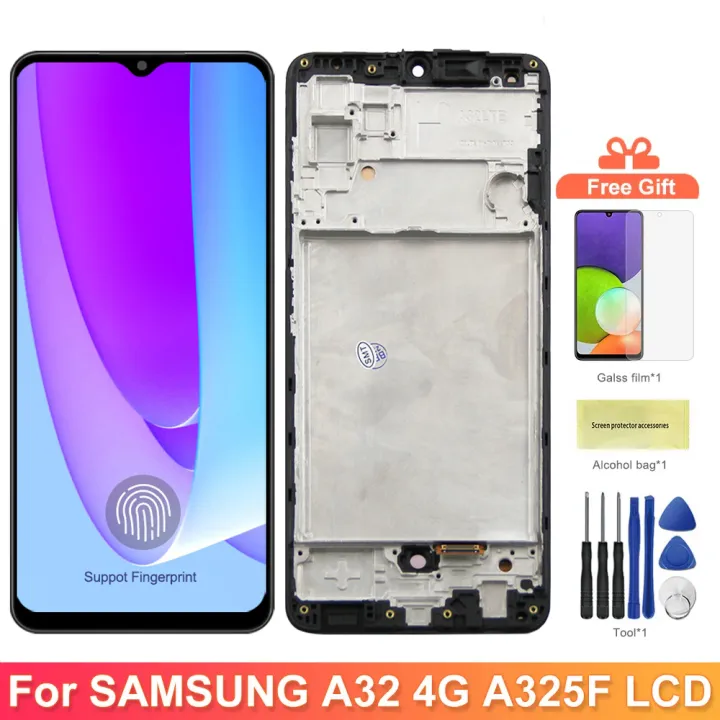 A32 Super Amoled Screen Assembly for Samsung Galaxy A32 A325 A325F Lcd ...