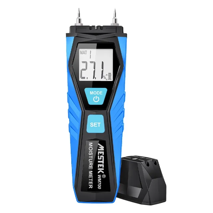 Professional Pin-Type Digital Wood Moisture Tester & Humidity Tester ...