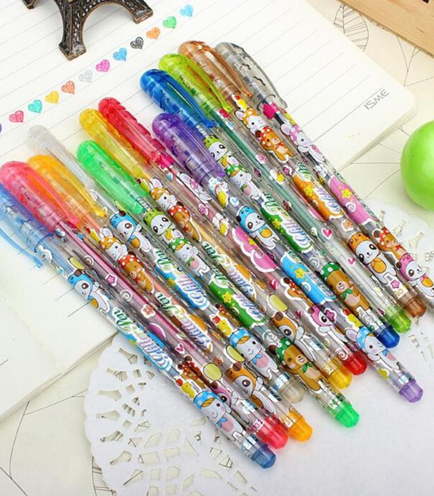 pack Of 12 - Glitter Pens - Multicolor | Daraz.lk