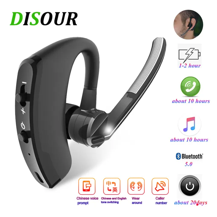 New V8 Wireless Bluetooth Earphone With HD Mic Stereo Business Handsfree HD Call V9 Bluetooth ...