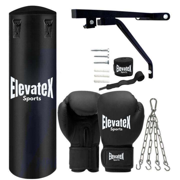 Unfilled Punching Bag Kit - Perfect Boxing Kit Full Set Bag With Chain ...