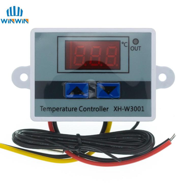 XH-W3001 10A 12V 24V 220VAC Digital LED Temperature ControllerFor Incubator Cooling Heating ...