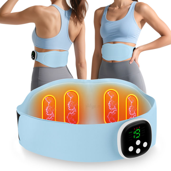 Electric Abdominal Massager Belt Waist Toning Sculptor Vibration And ...