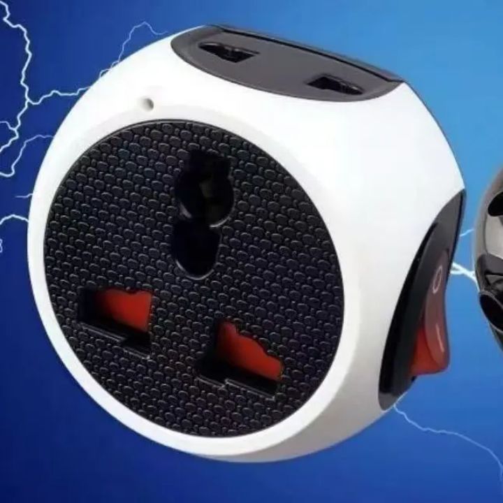 multi plug cube 2 pin, power cube 2 pin, portable 2 pin plug, smart ...